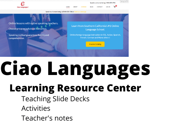 Live Language Lessons | Ciao Languages